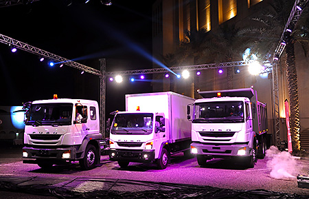 FUSO launches new, robust Truck range in Kuwait | Mitsubishi Fuso Truck ...